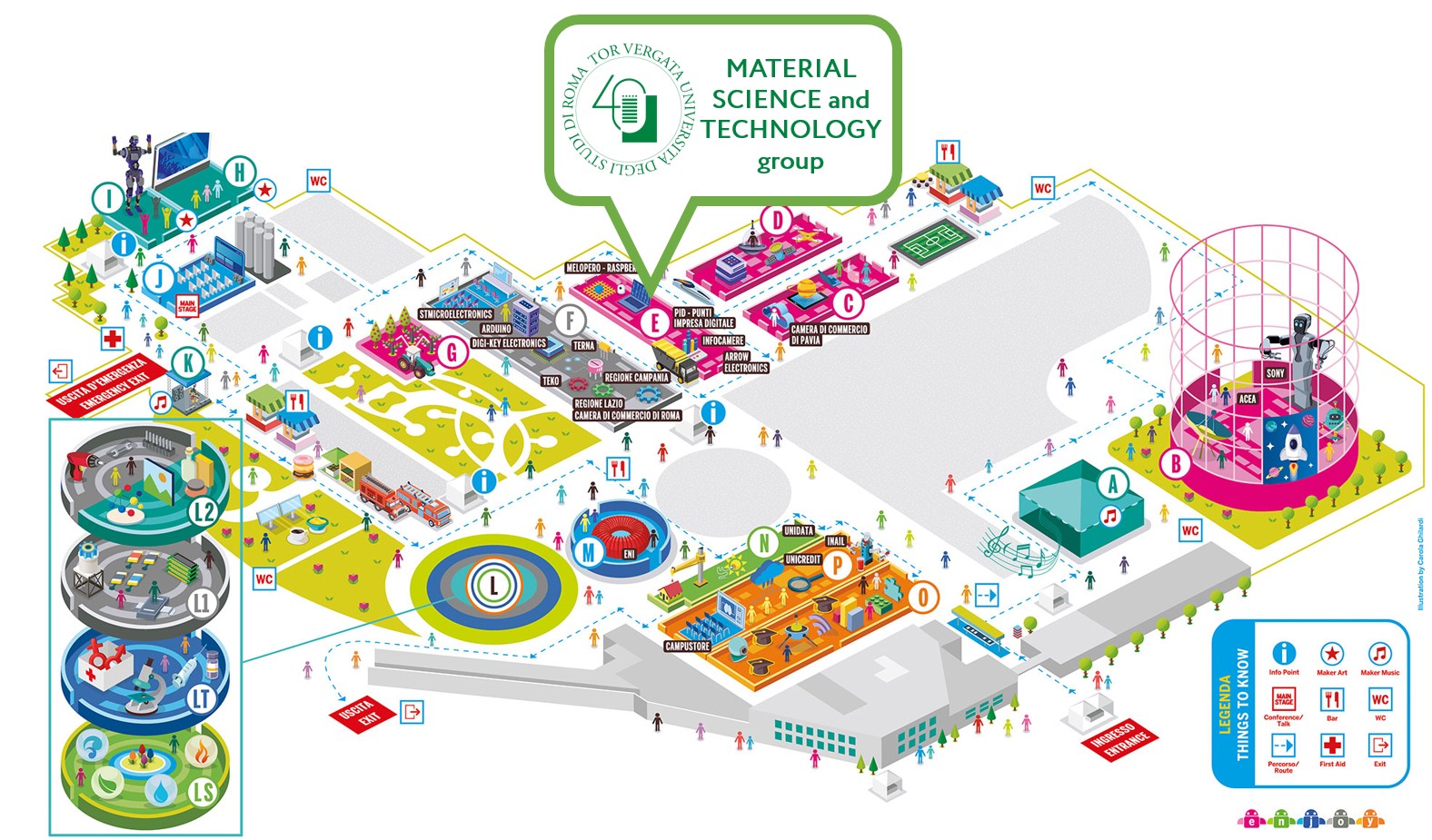 Maker Faire Rome 2022 - Material Science and Technology group
